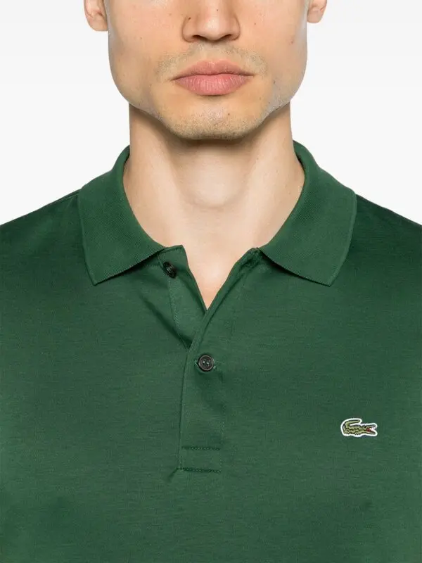 Lacoste Logo-patch Jersey Polo Shirt