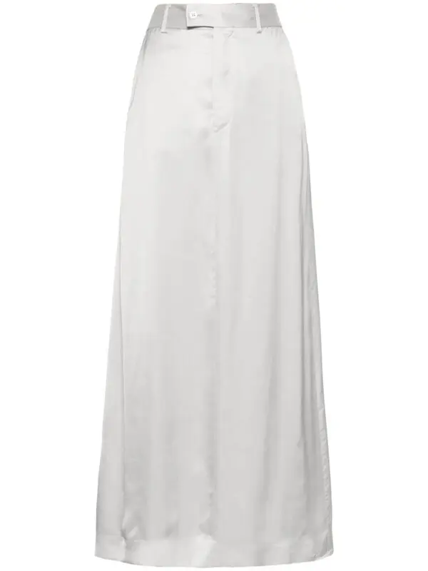 MAISON MARGIELA Satin Wrap Skirt