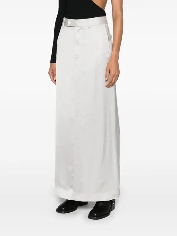 MAISON MARGIELA Satin Wrap Skirt