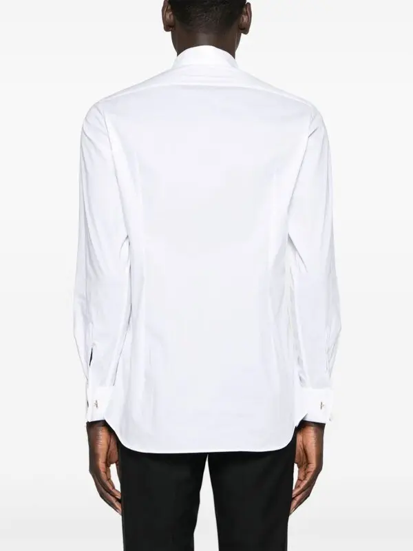 TINTORIA MATTEI 954 Pintuck-detail Buttoned Shirt