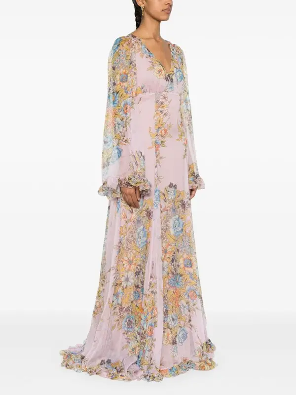 Etro Flora-print Maxi Dress