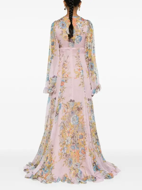 Etro Flora-print Maxi Dress