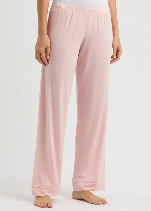 Eberjey Gisele Long Pyjama Sets Pink Editorialist