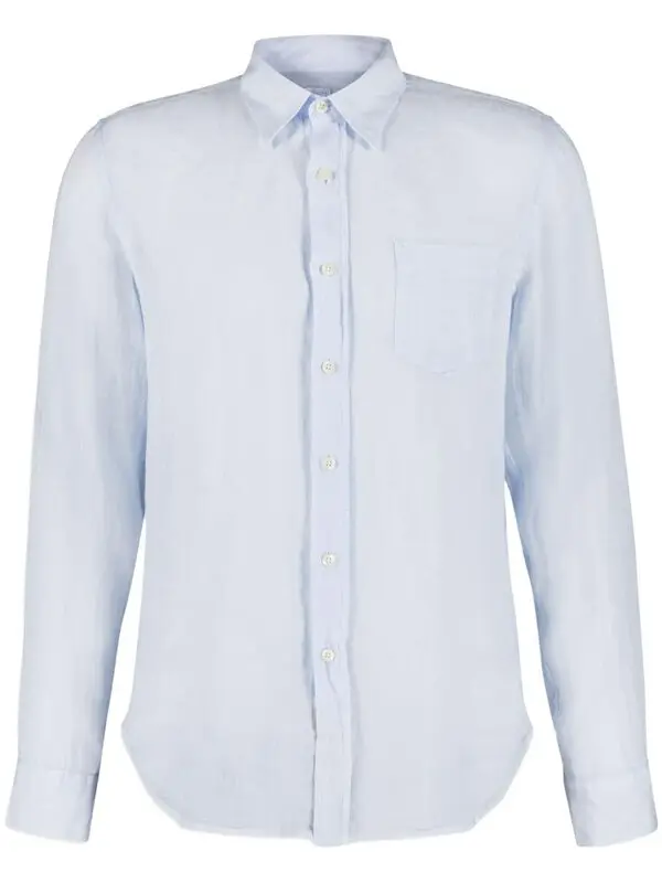 120% Lino Linen Shirt - Blue
