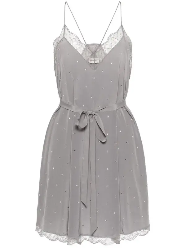 Zadig&Voltaire Ristyz Rhinestone-embellished Mini Dress