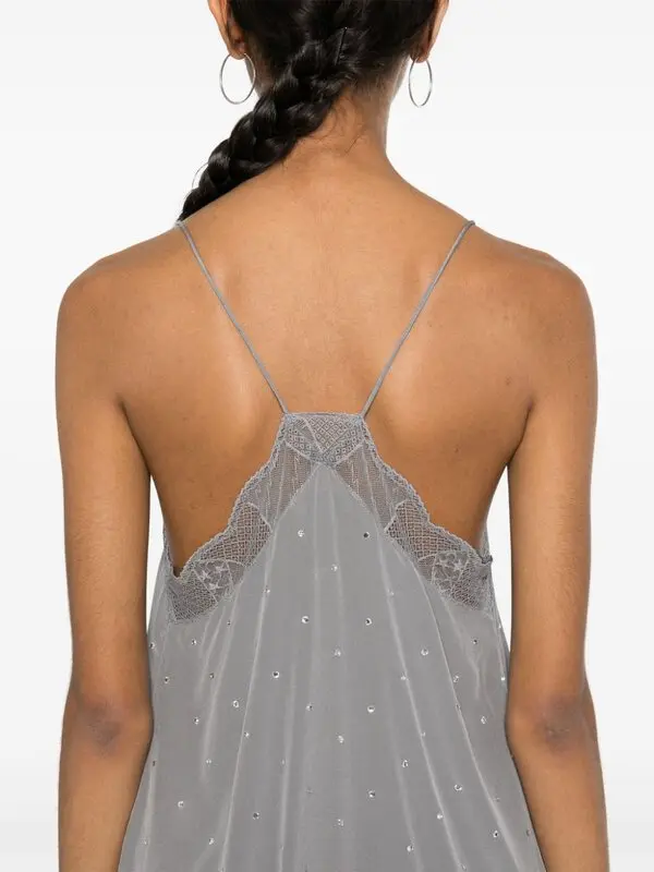 Zadig&Voltaire Ristyz Rhinestone-embellished Mini Dress