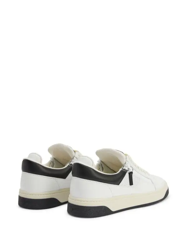 GIUSEPPE ZANOTTI Gz94 Double-zip Low-top Sneakers - White