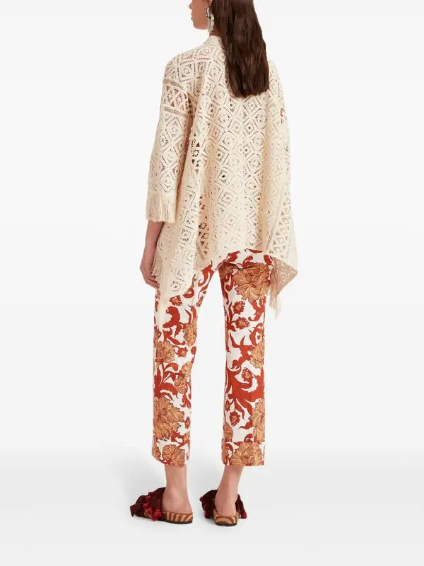 La DoubleJ Hendrix Cropped Trousers - White