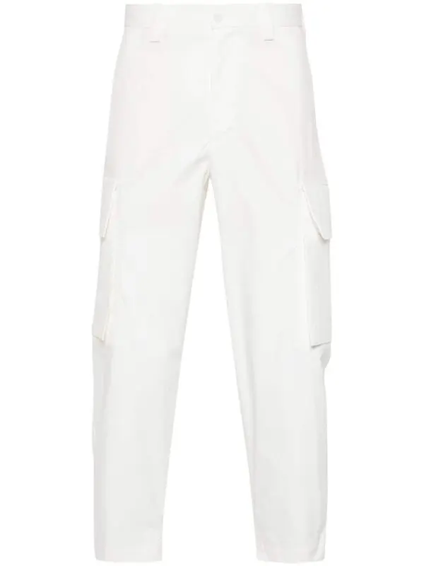 Neil Barrett Tapered Cargo Trousers - White