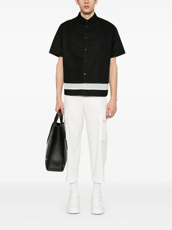 Neil Barrett Tapered Cargo Trousers - White