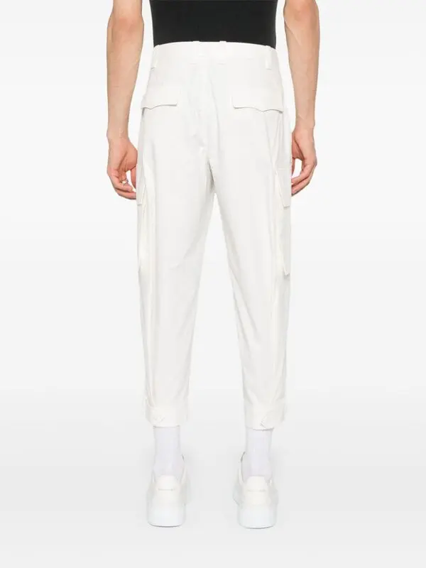 Neil Barrett Tapered Cargo Trousers - White