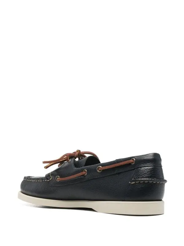 SEBAGO Portland Martellato Leather Boat Shoes