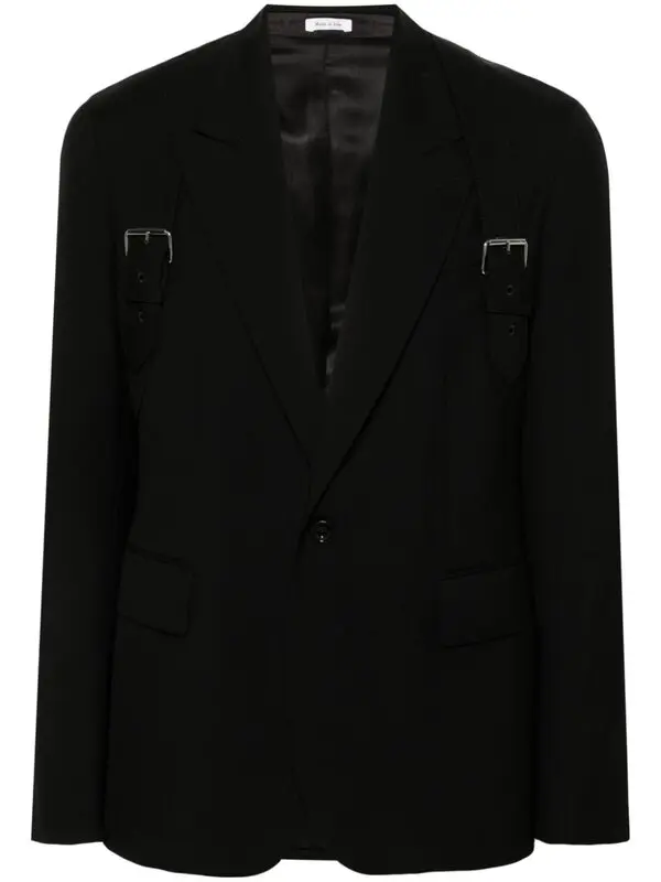 Alexander McQueen Harness Single-breasted Blazer