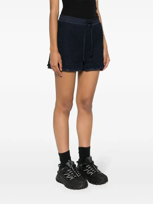 Moncler Logo-patch Tweed Shorts