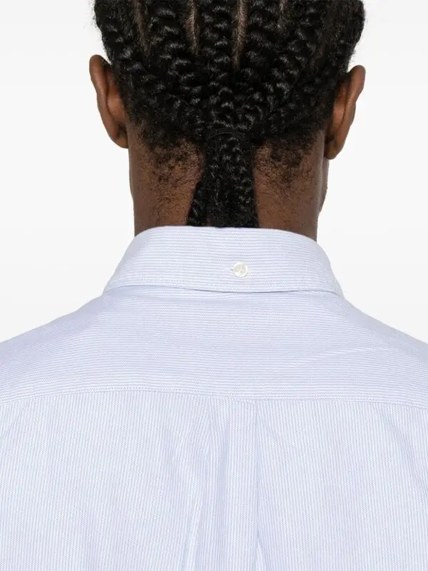 Barbour Logo-embroidered Striped Shirt