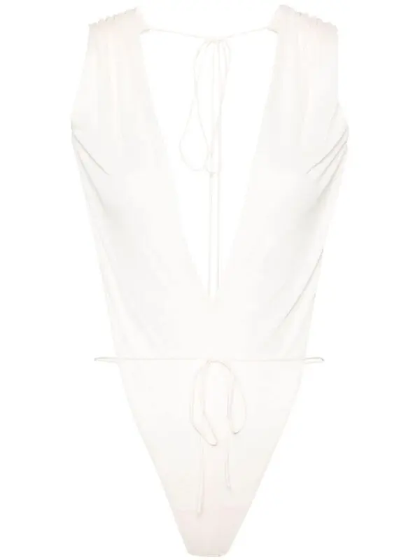 Saint Laurent Plunging V-neck Body