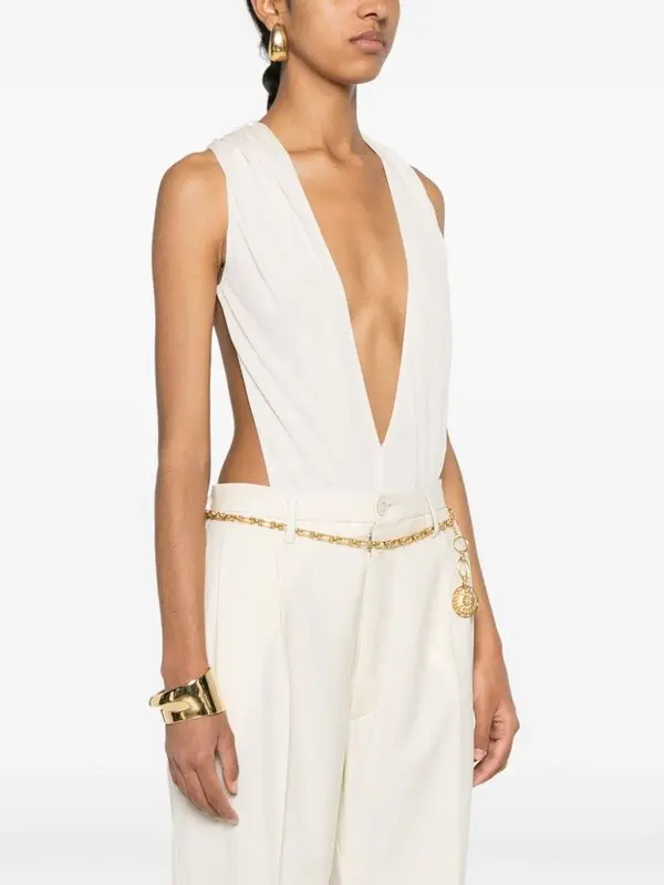 Saint Laurent Plunging V-neck Body