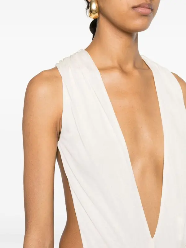 Saint Laurent Plunging V-neck Body