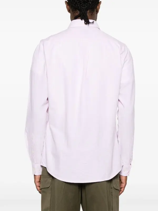 Barbour Logo-embroidered Striped Shirt
