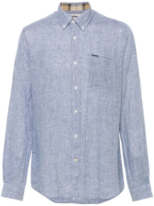 Barbour Linen Checked Shirt