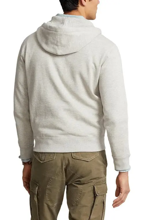 Polo Ralph Lauren Cotton Blend Fleece Zip-up Hoodie - Light Sport Heather
