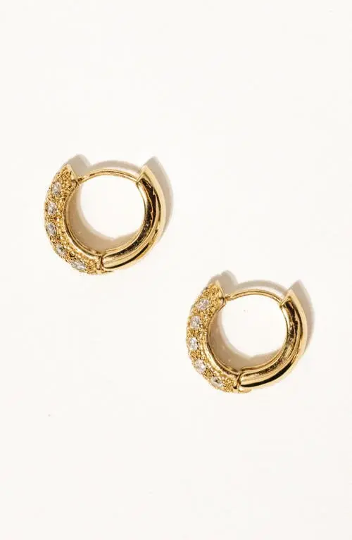 CHILD OF WILD Honey Glow Huggie Hoop Earrings