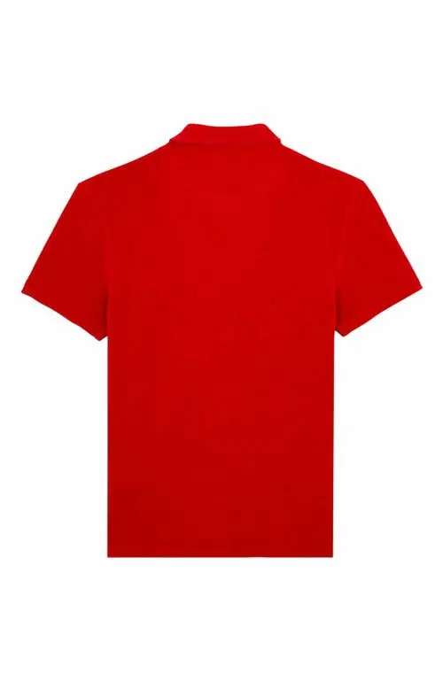 Vilebrequin Terry Polo Shirt - Lipstick