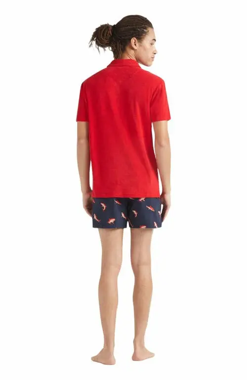 Vilebrequin Terry Polo Shirt - Lipstick
