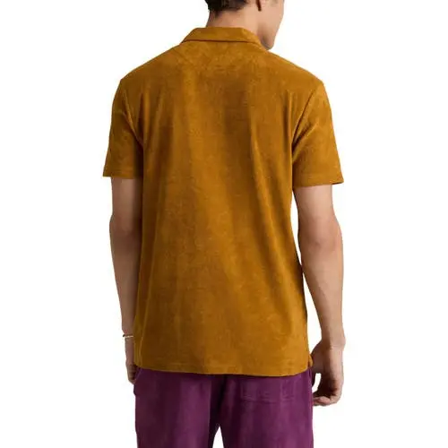 Vilebrequin Terry Polo Shirt Solid - Mud