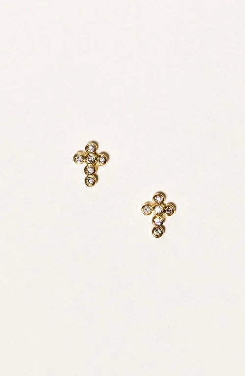 CHILD OF WILD Holy Cross Stud Earrings