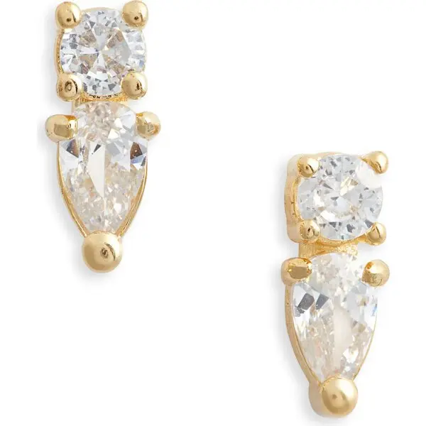 CHILD OF WILD Dew Drop Stud Earrings - Gold