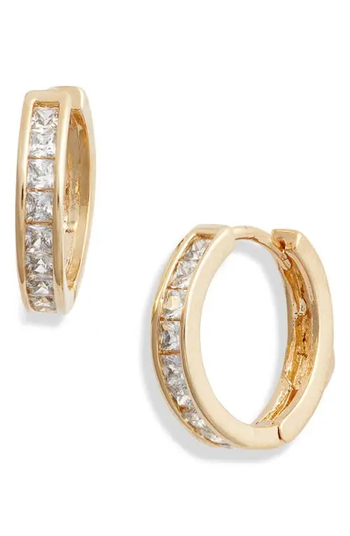 CHILD OF WILD Bronte Cubic Zirconia Hoop Earrings - Gold