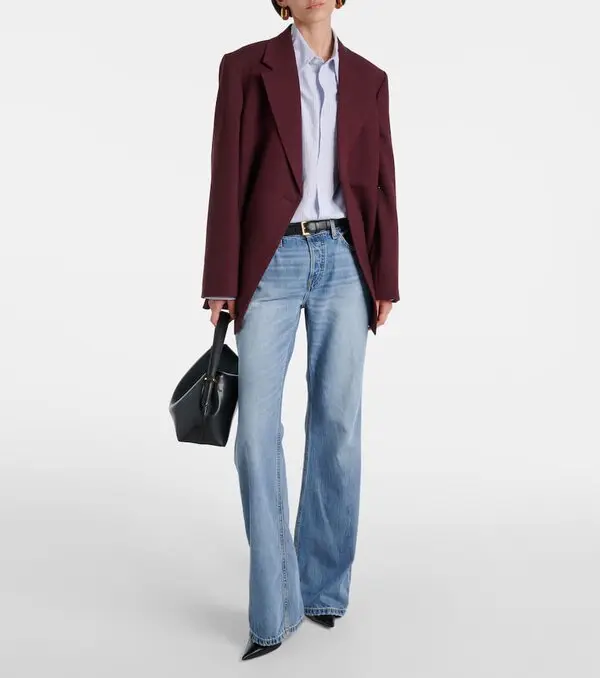 RE/DONE Loose Boot Mid-rise Wide-leg Jeans