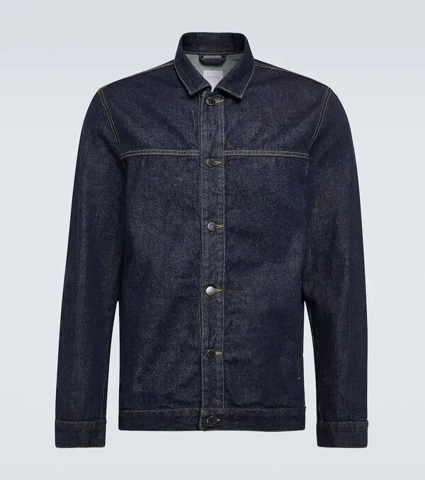 Sunspel Denim Trucker Jacket - Blue