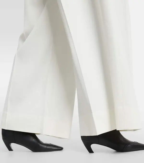 Khaite Rico High-rise Wide-leg Pants