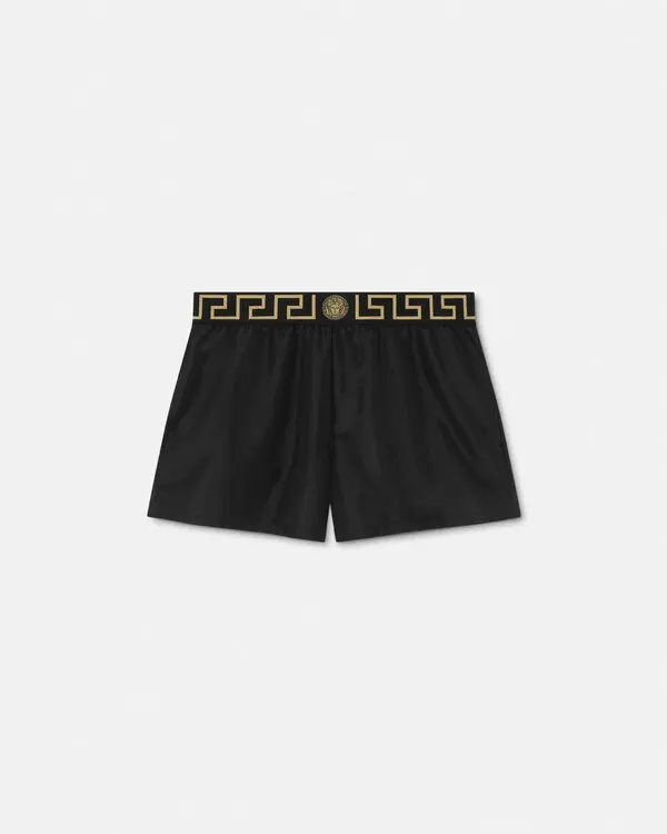 Versace Greca Medusa Swim Shorts - Black