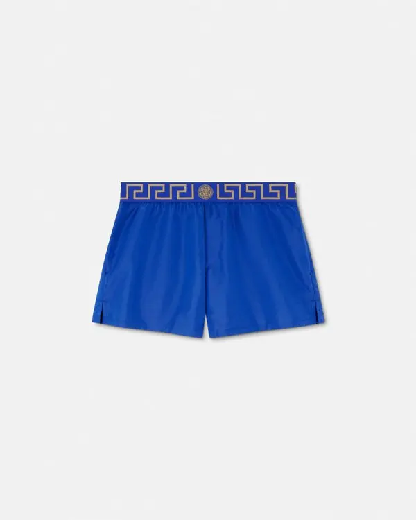 Versace Greca Medusa Swim Shorts - Blue