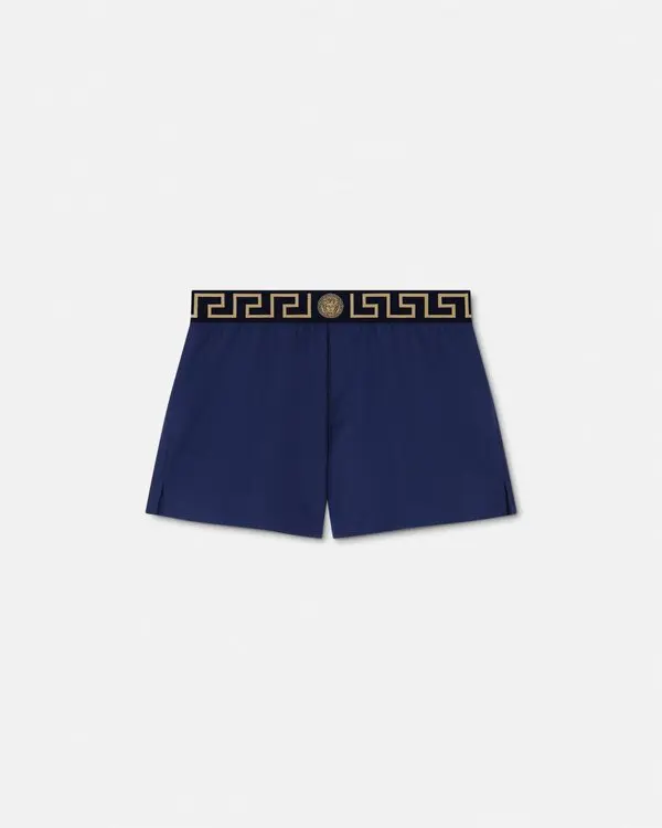 Versace Greca Medusa Swim Shorts - Blue