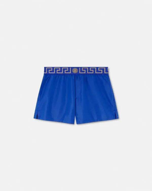 Versace Greca Medusa Swim Shorts - Blue