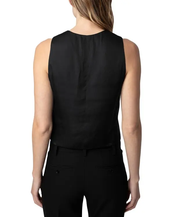Zadig&Voltaire Emaux Vest - Noir