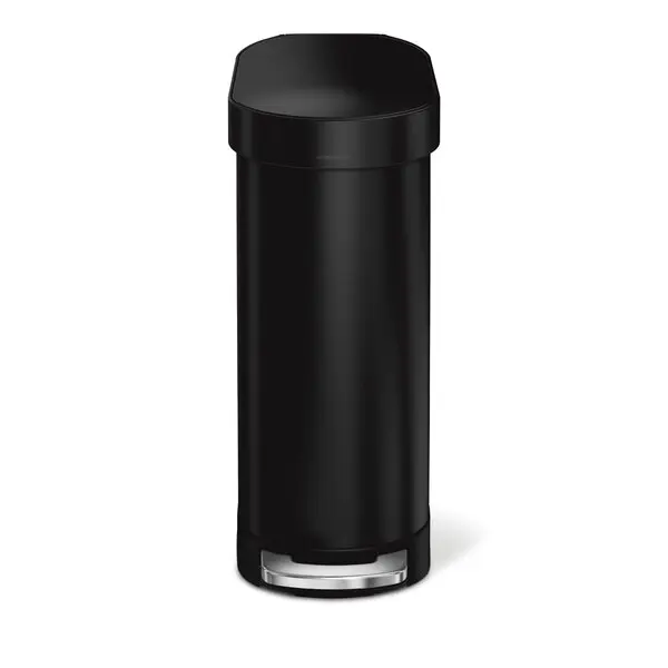 SIMPLEHUMAN 45 Liter Slim Kitchen Trash Can With Liner Pocket
