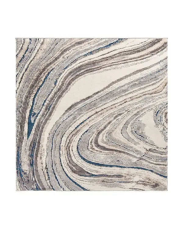 Livabliss Tuscany Tus-2315 Square Area Rug, 7'10 X 7'10 - Gray