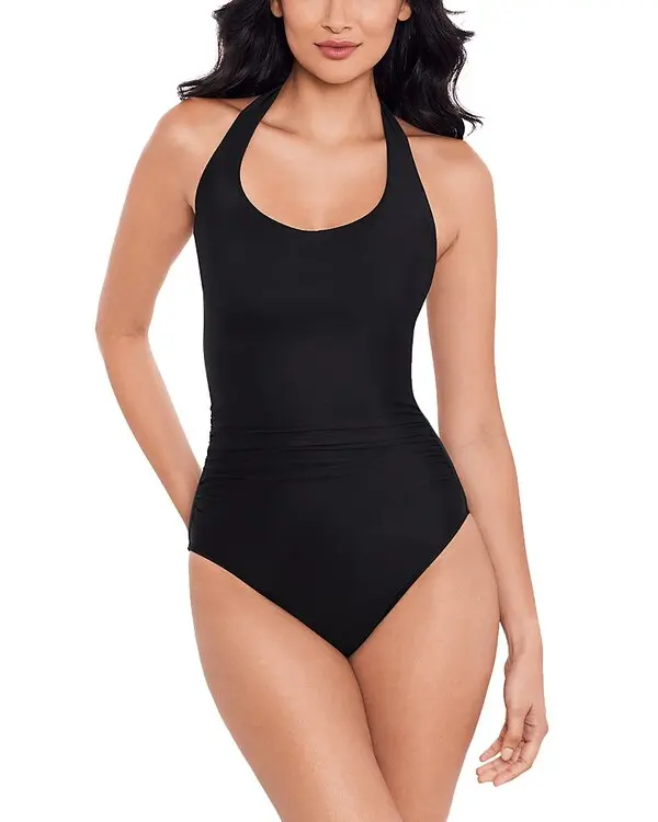 Miraclesuit Rock Solid Utopia One Piece Swimsuit - Black