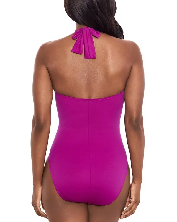 Miraclesuit Rock Solid Utopia One Piece Swimsuit - Framboise