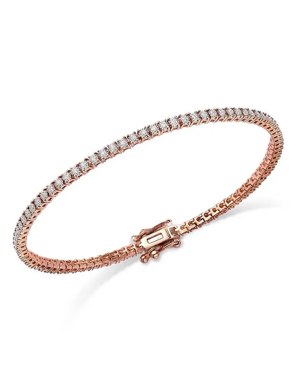 Bloomingdale'S Diamond Tennis Bracelet 0.50 Tcw In 14k - Rose Gold