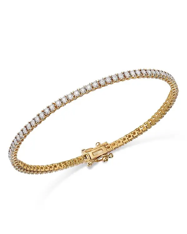 Bloomingdale'S Diamond Tennis Bracelet In 14k Yellow - Gold