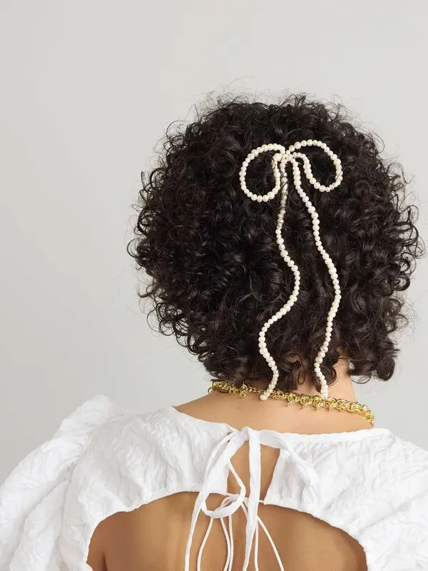 Completedworks Gold-plated Pearl Hair Comb
