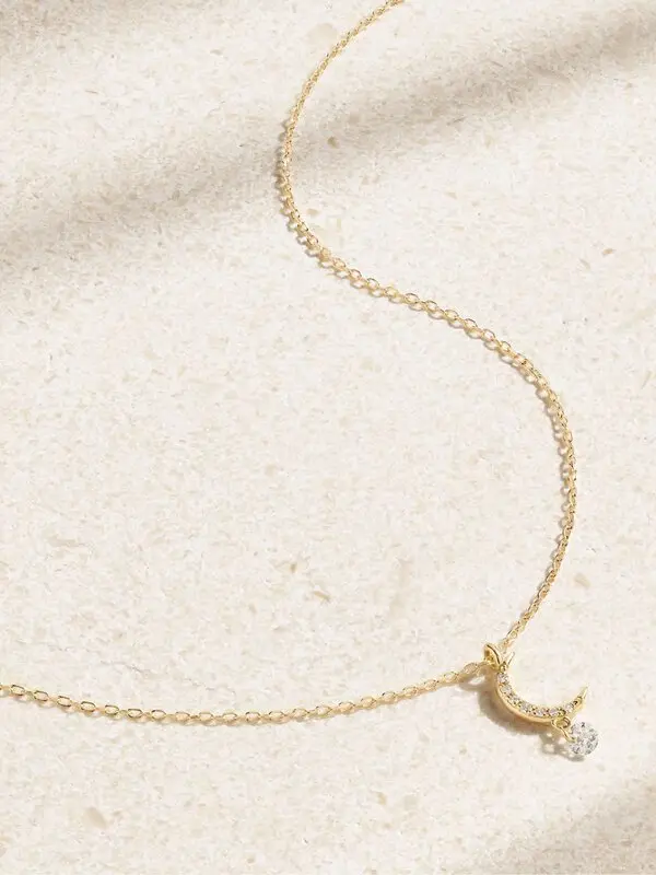 PERSEE Séléné 18-karat Diamond Necklace