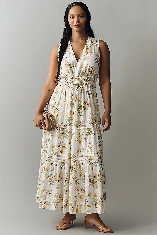 THE SOMERSET COLLECTION BY ANTHROPOLOGIE Sleeveless Maxi Dress