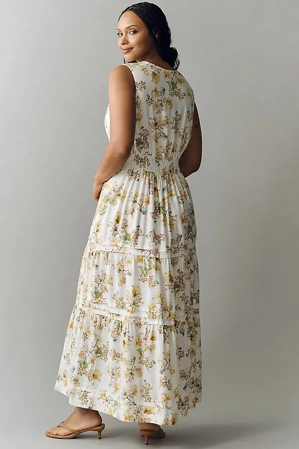THE SOMERSET COLLECTION BY ANTHROPOLOGIE Sleeveless Maxi Dress